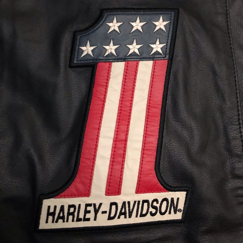 Harley-Davidson Women's Retro Race Leather Jacket - Gem